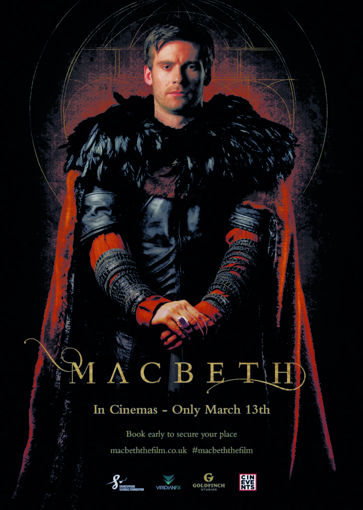 Unique reimagining of Macbeth for one night in cinemas on March 13th