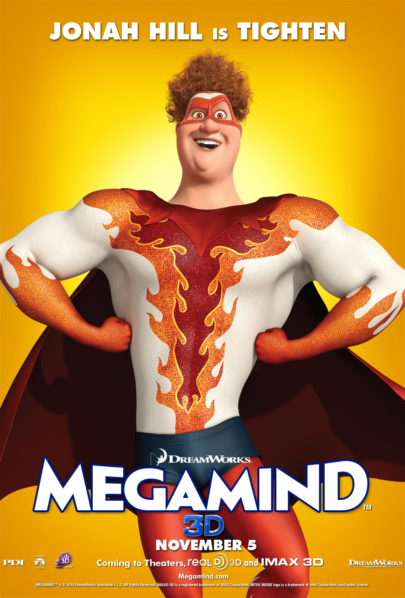 Megamind - 5 new character posters - Scannain
