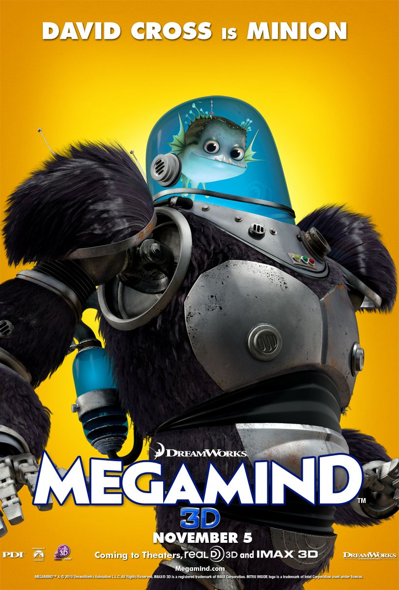Megamind - 5 new character posters - Scannain